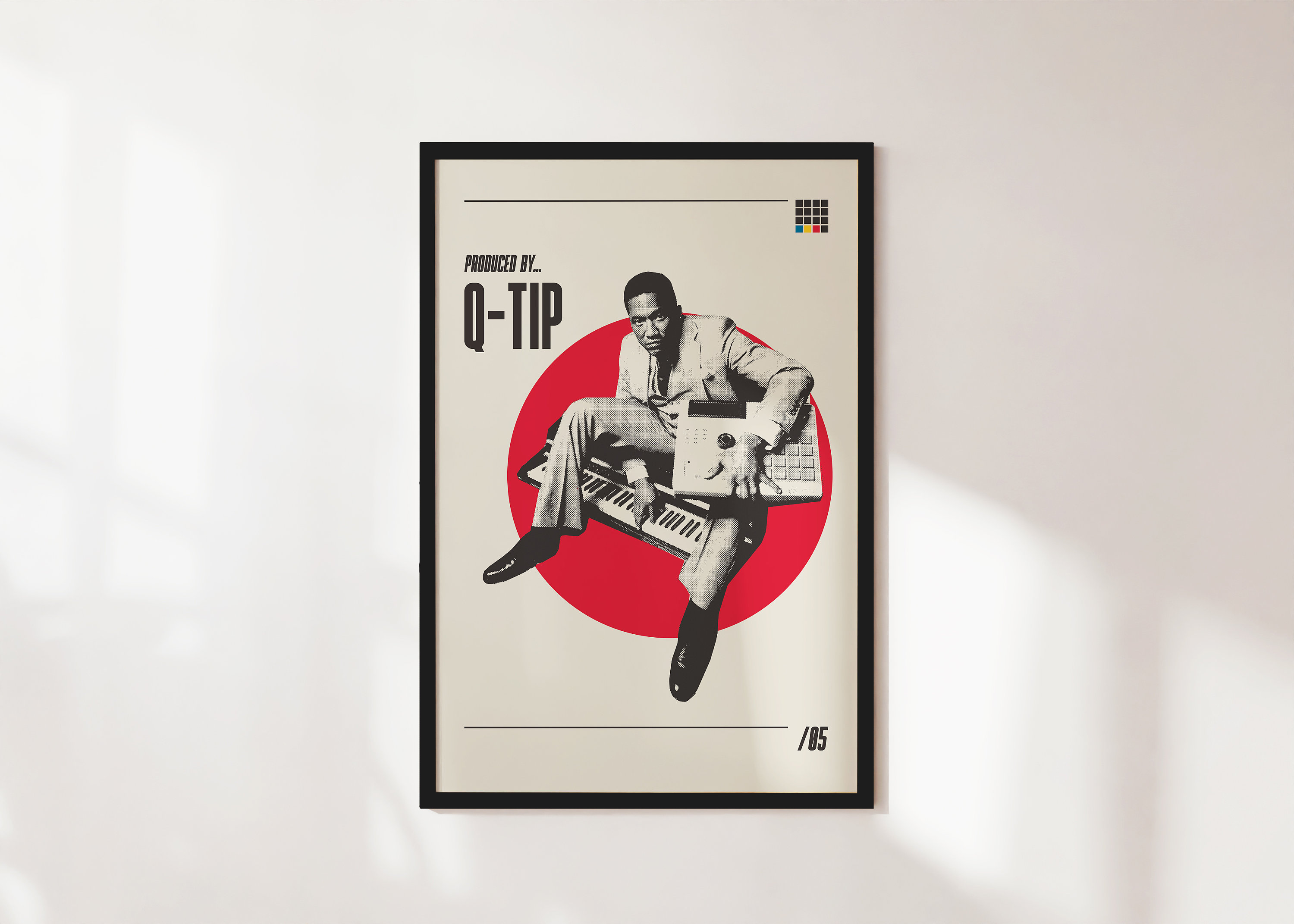 Q-tip Poster Hip Hop Wall Artwork, Hip Hop Music Producer Gift Idea ...