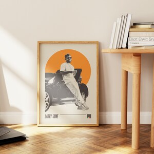 Larry June Poster Larry June Artwork Larry June Print West Coast Rap ...
