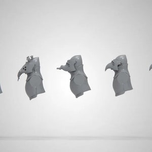 Turnip 28 - 21 X Armoured Torsos and Helms With Toff Plague Doctor Mask ...