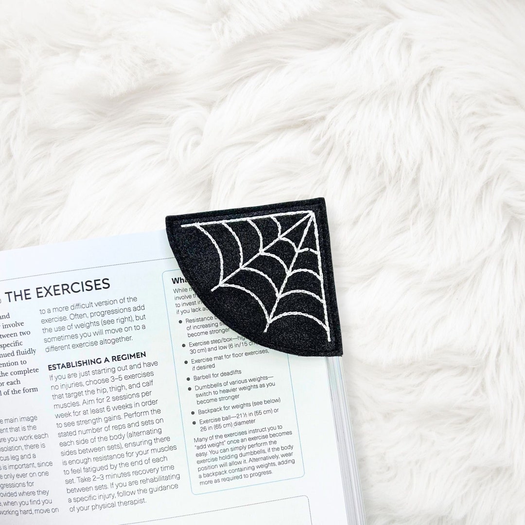 ITH 4x4 Web Corner Bookmark, in the Hoop Machine Embroidery Design ...