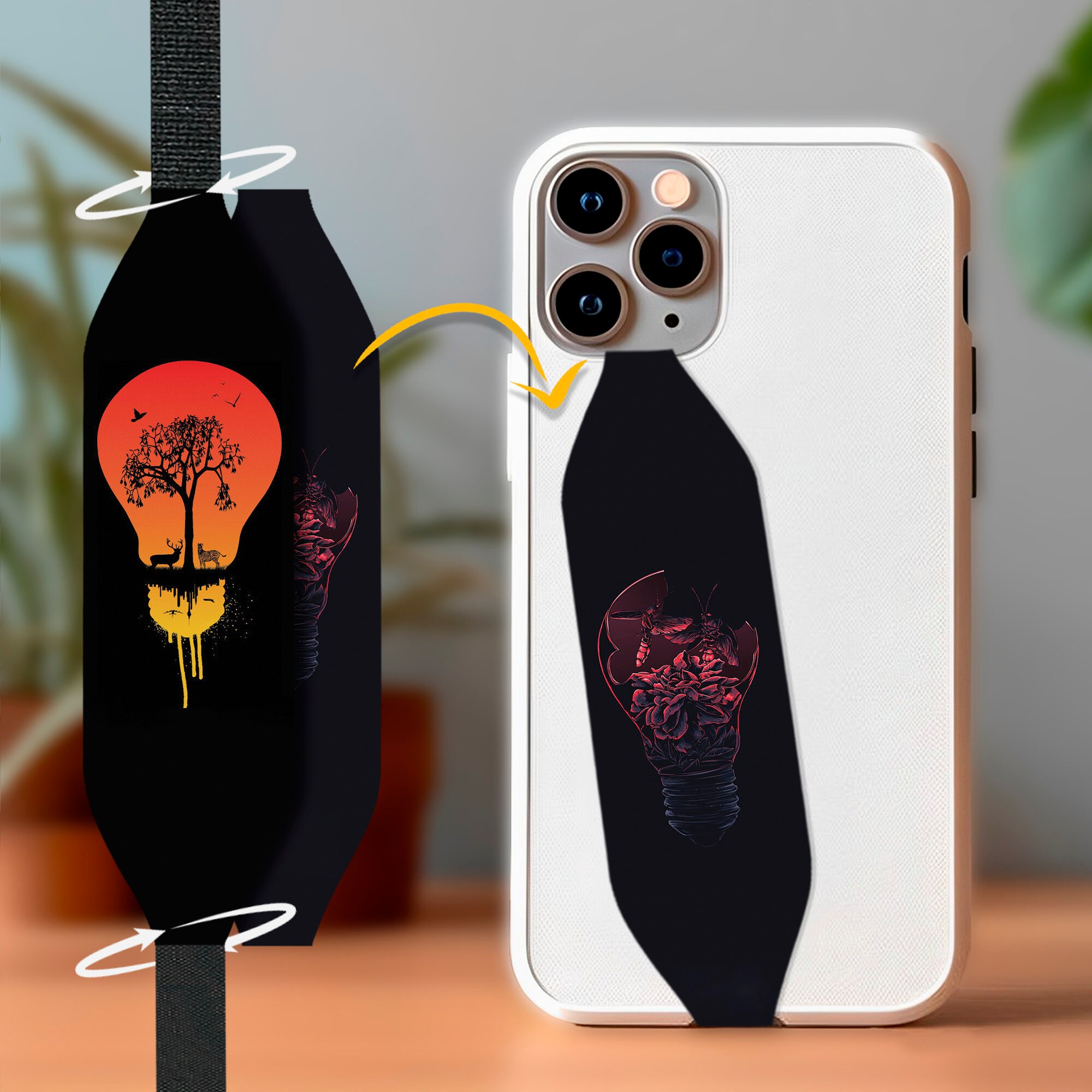 Switchbands Phone Grip Strap for Phone Case as Phone Loop, Phone Charm ...