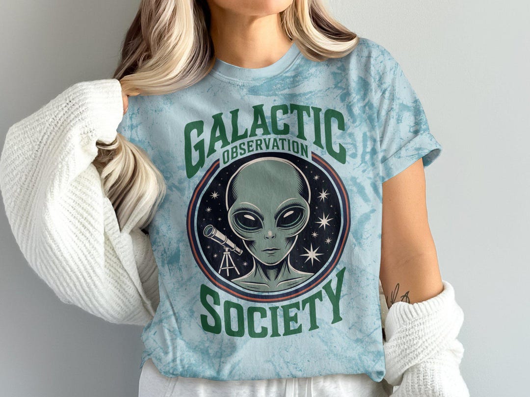 Galactic Observation Society T-shirts, Alien Tee, Astronomy Gift, Space ...