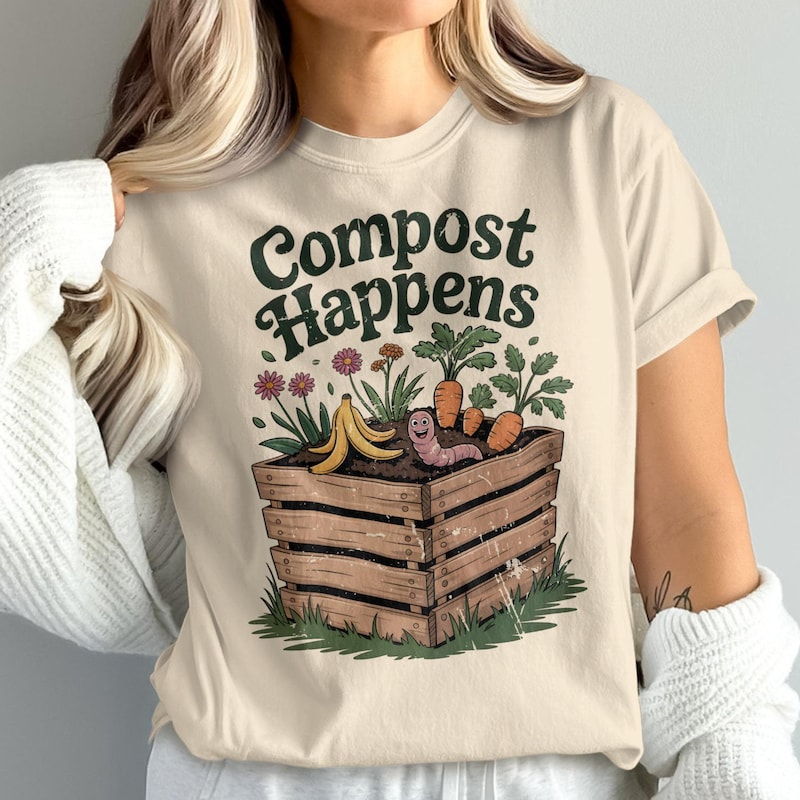 Worm Composting Tshirt - Etsy