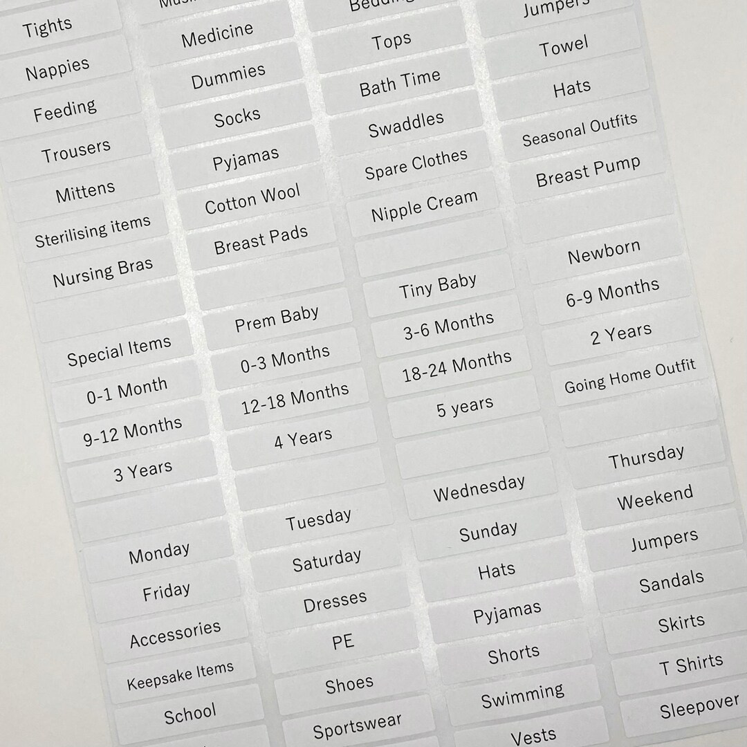 X84 Hospital Bag & Children's Nursery Drawer Organisation Storage ...