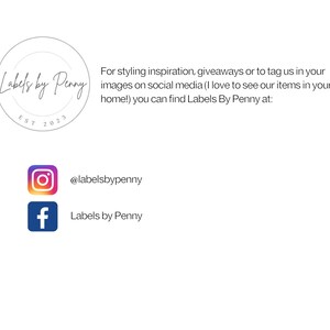 20pk Nursery Organisation Labels | Baby Clothes | New Baby | Home Decor ...