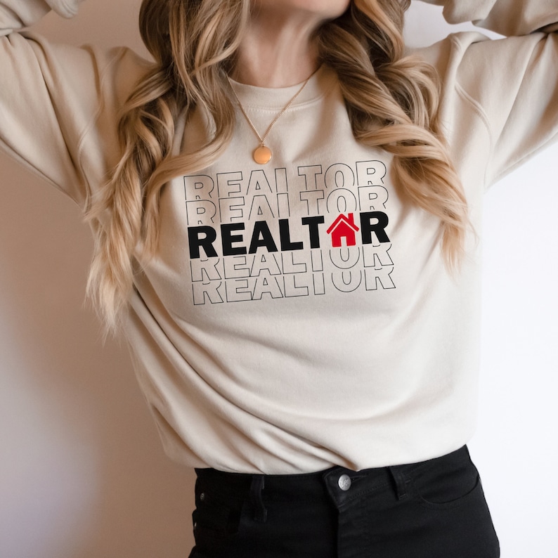 Realtor Sweatshirt, Real Estate Sweater Gift for Realtor, Personalized ...