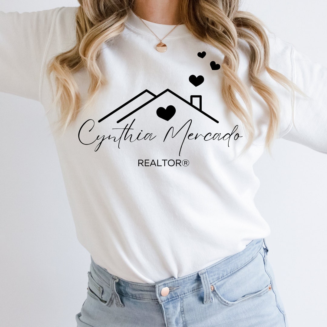 Custom Realtor Shirt, Personalized Realtor Tee, Custom Realtor Sweater ...