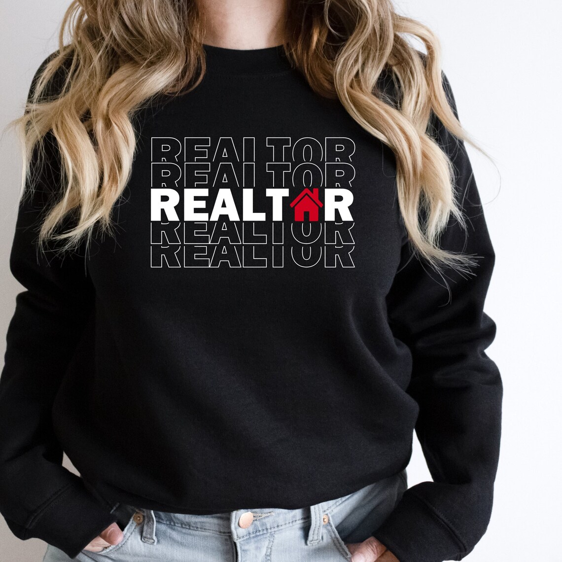 Realtor Sweatshirt, Real Estate Sweater Gift for Realtor, Personalized ...