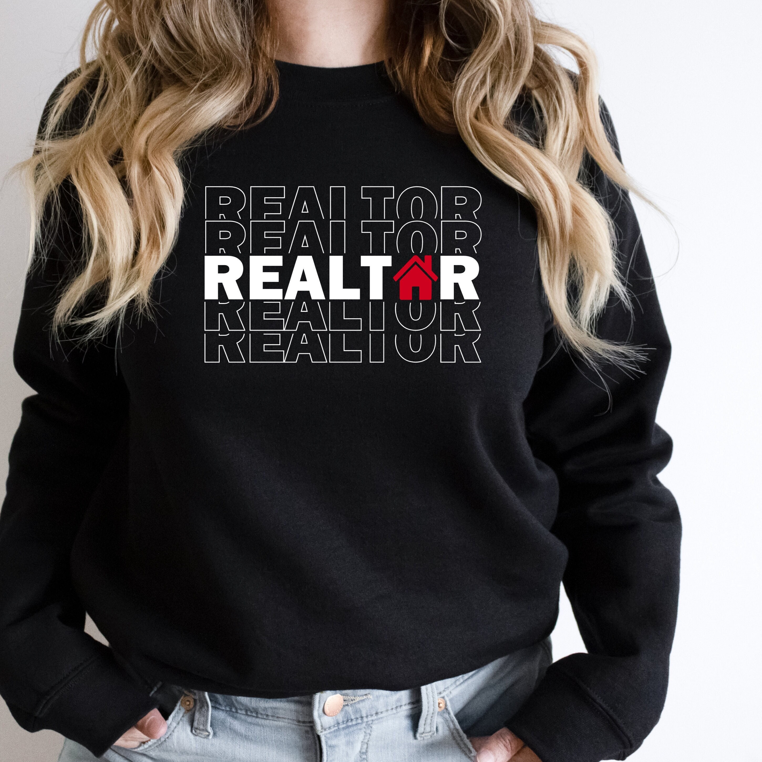 Realtor Sweatshirt, Real Estate Sweater Gift for Realtor, Personalized ...