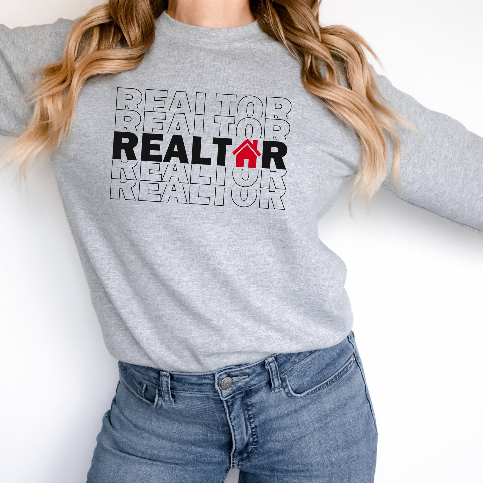 Realtor Sweatshirt, Real Estate Sweater Gift for Realtor, Personalized ...