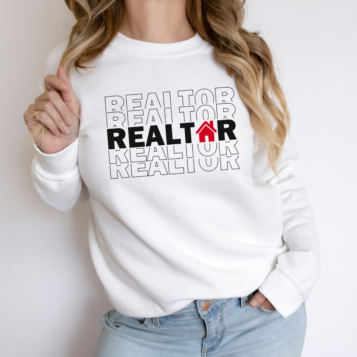 Realtor Sweatshirt, Real Estate Sweater Gift for Realtor, Personalized ...