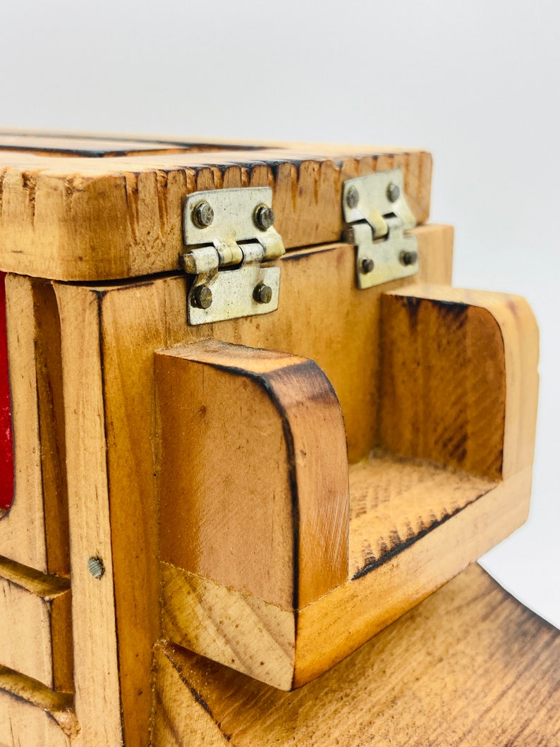 Vintage Stagecoach Handmade Wood Western Cowboy Wheels Turn Brown - Etsy