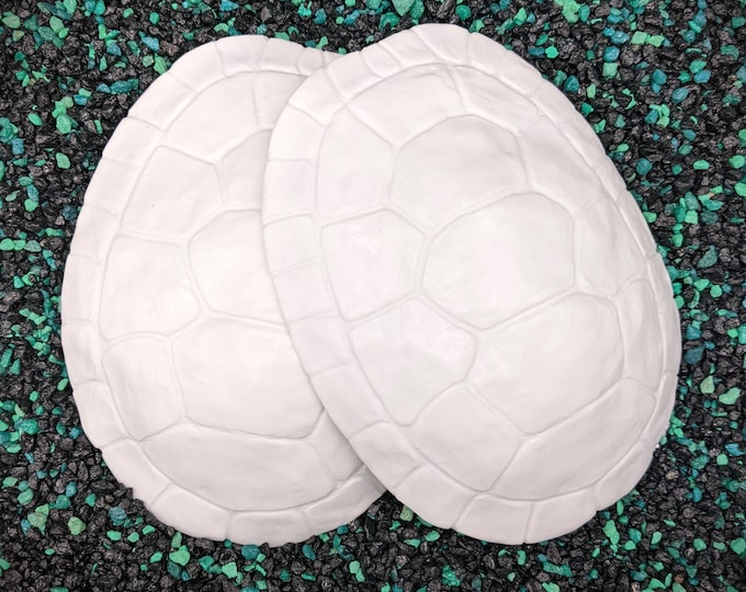 Ceramic Sea Turtle Shell Wall Art, Handmade Turtle Shell Faux Taxidermy ...