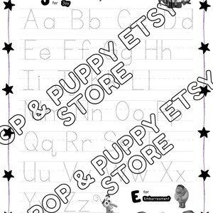 Kids A4 Printable Inside Out Alphabet Tracing Worksheet | Letter ...