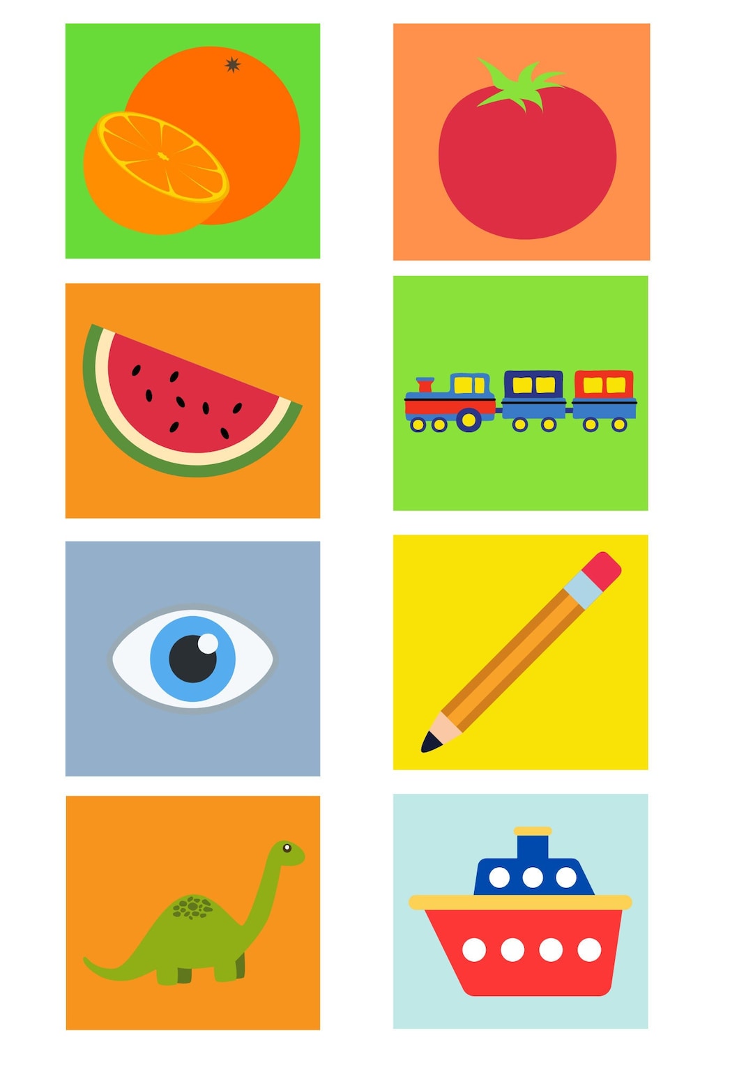 Símbolos imprimibles ahora y siguientes para niños, tareas visuales ...