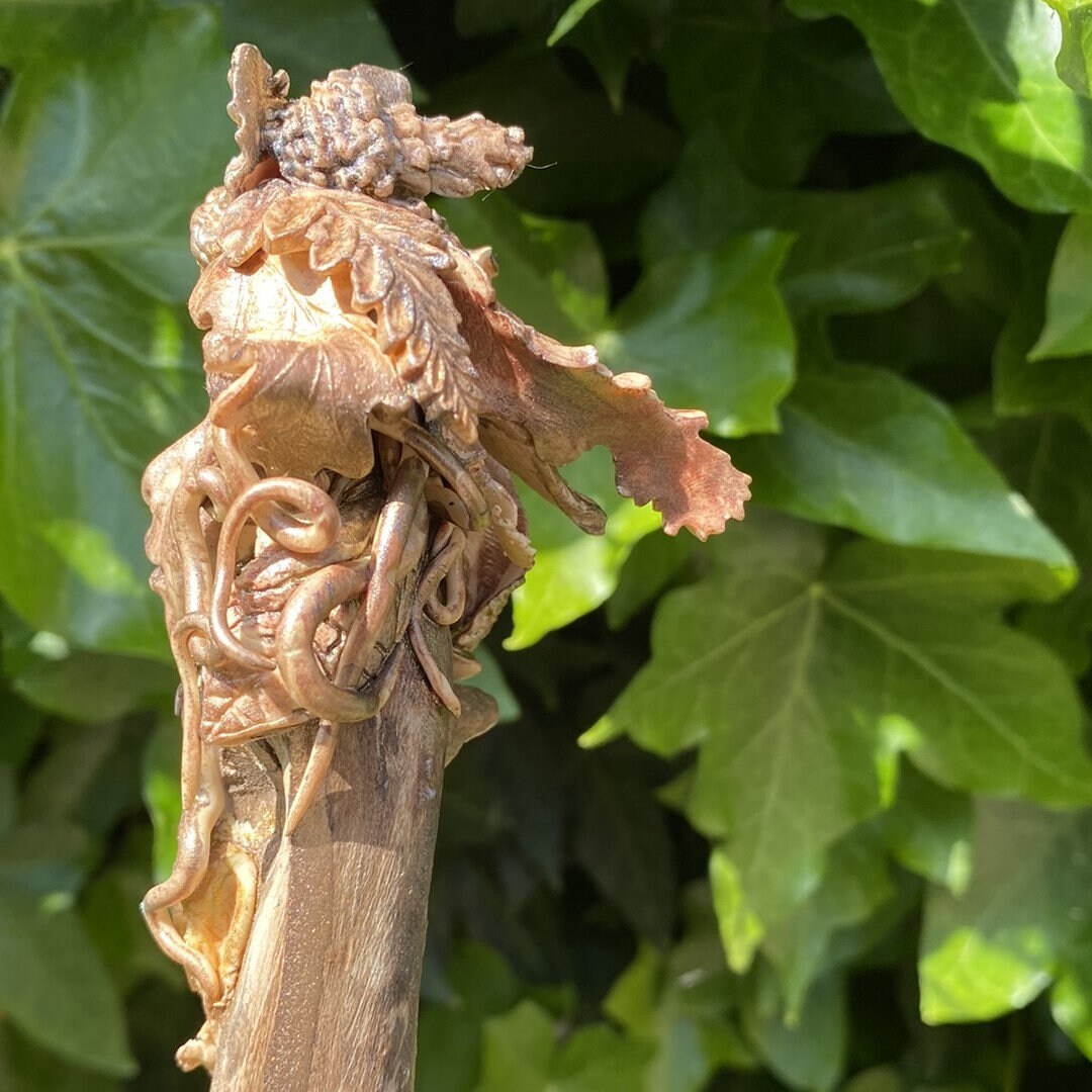 Danu - the Celtic Goddess Talking Stick / Wand for Ritual Work - Etsy