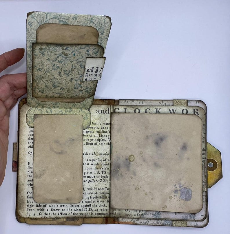 Vintage Style Art Journal Packed With Surprises, Hidden Pockets and ...