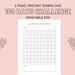 100 Days Challenge Printable PDF - Etsy