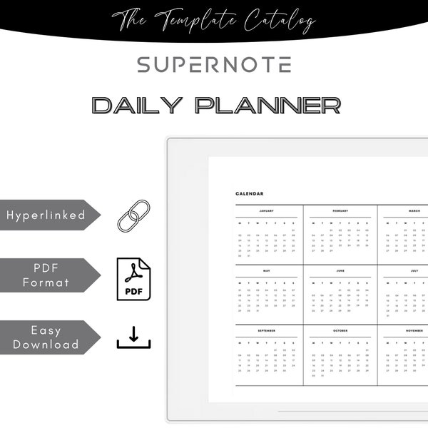 Supernote Notebook Cover Template - Etsy