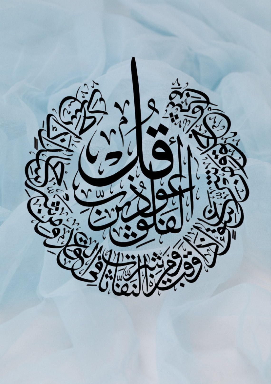 Set of 4, 4qul Surah, Qul Surah, Islamic Wall Art, Islamic Home Decor ...