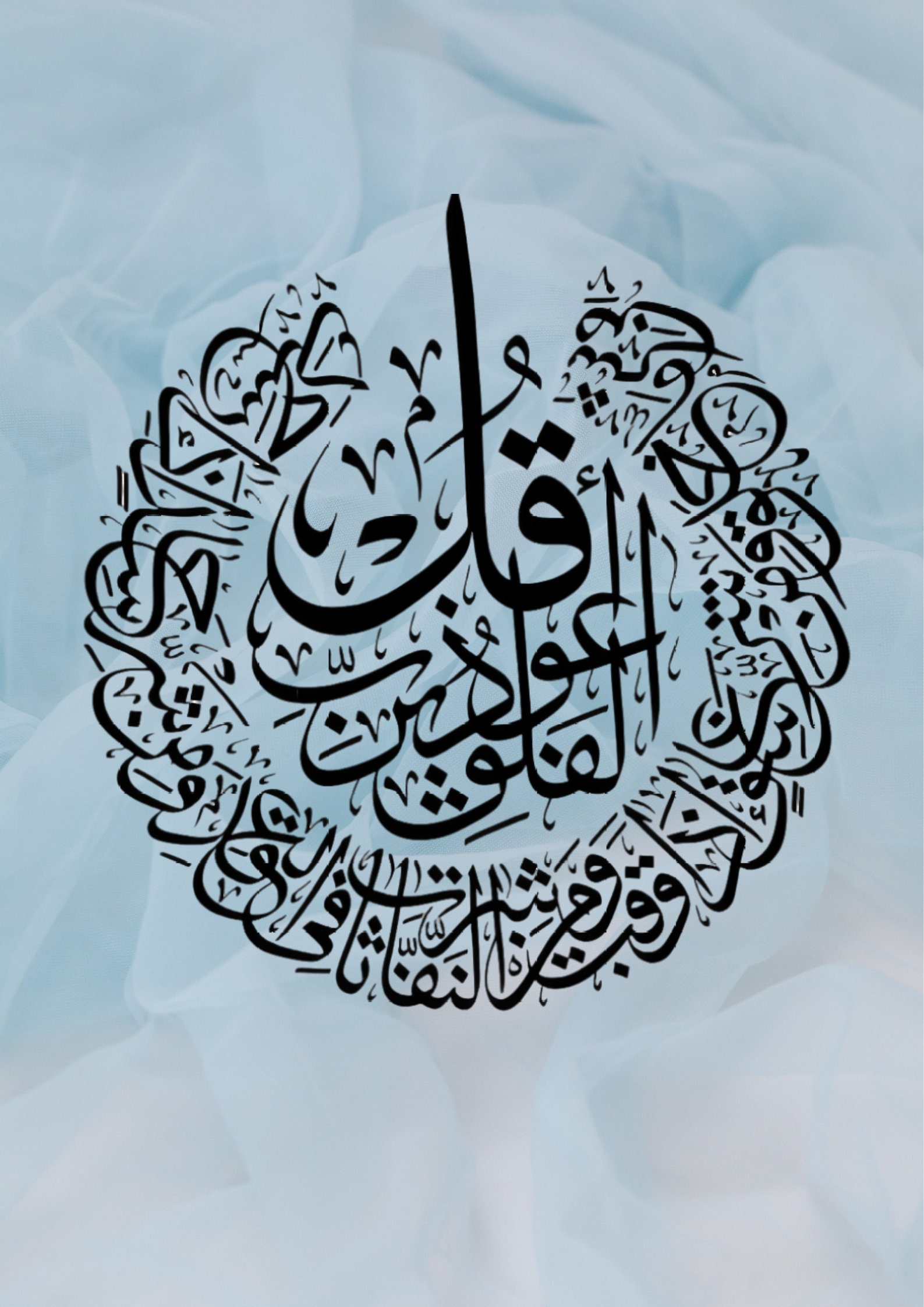 Set of 4, 4qul Surah, Qul Surah, Islamic Wall Art, Islamic Home Decor ...