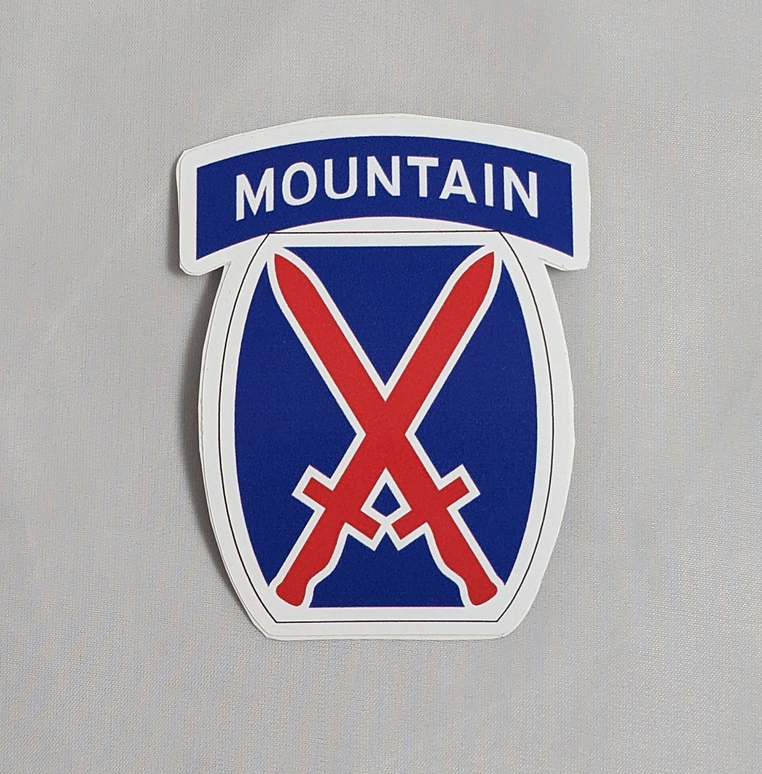 10th Mountain Division Sticker | Climb to Glory | Army Life | We Love ...
