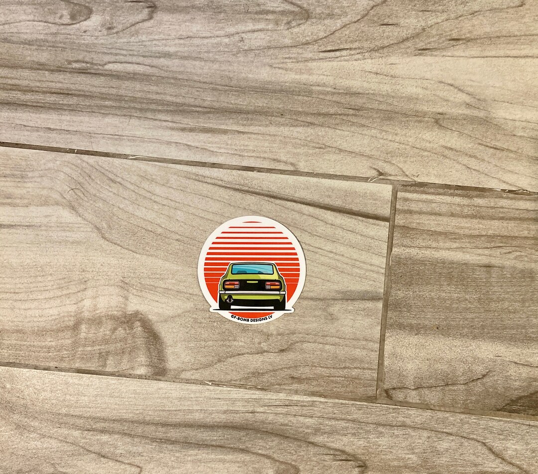 Datsun 240Z Retro Sunset Sticker | That's My Datsun Sticker | Vintage ...