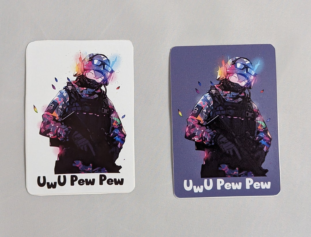 UWU Pew Pew Sticker | Anime Sticker | Pew Pew Sparkle Life | We Love ...
