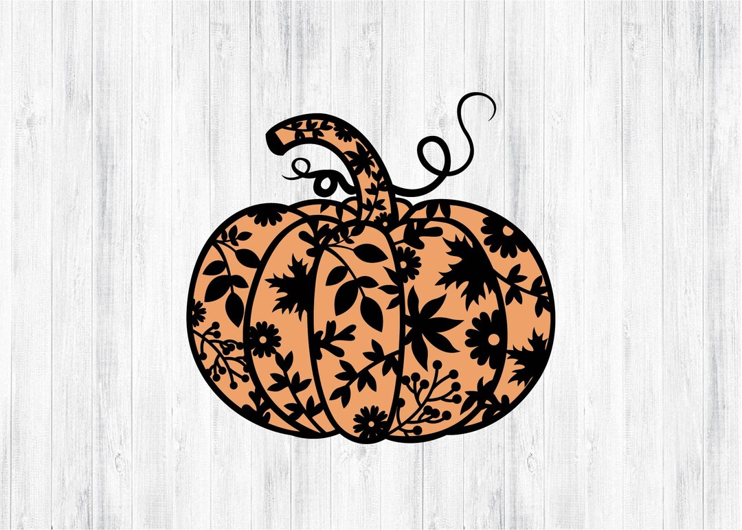 Autumn Pumpkin SVG PNG for Cricut and Silhouette, Autumn File Cut ...
