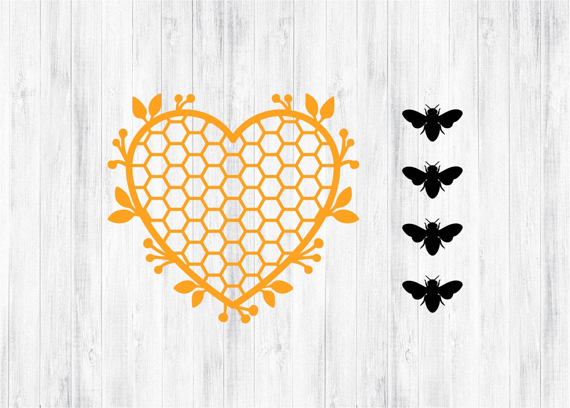 Honeycomb Heart Svg, Bee Honeycomb Svg, Bee File Cut, Honeycomb Frame ...