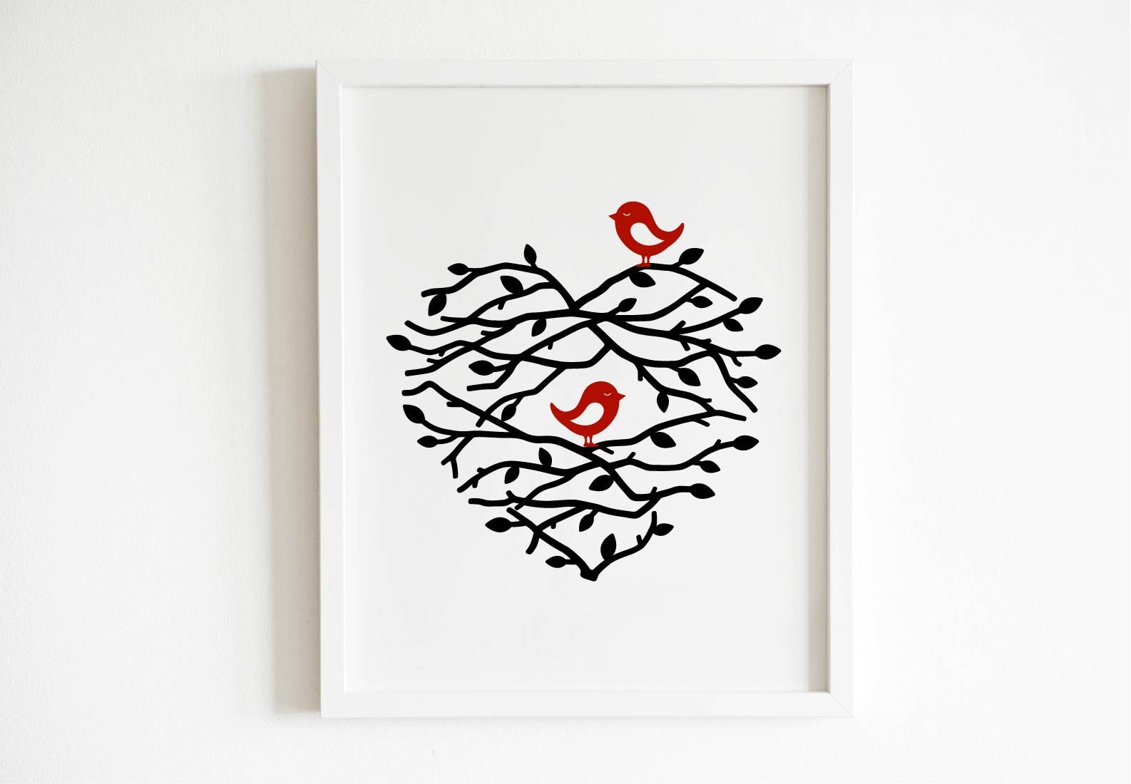 Heart Shaped Nest SVG PNG, Birds Nest Svg, Easter Nest Svg, Birds ...