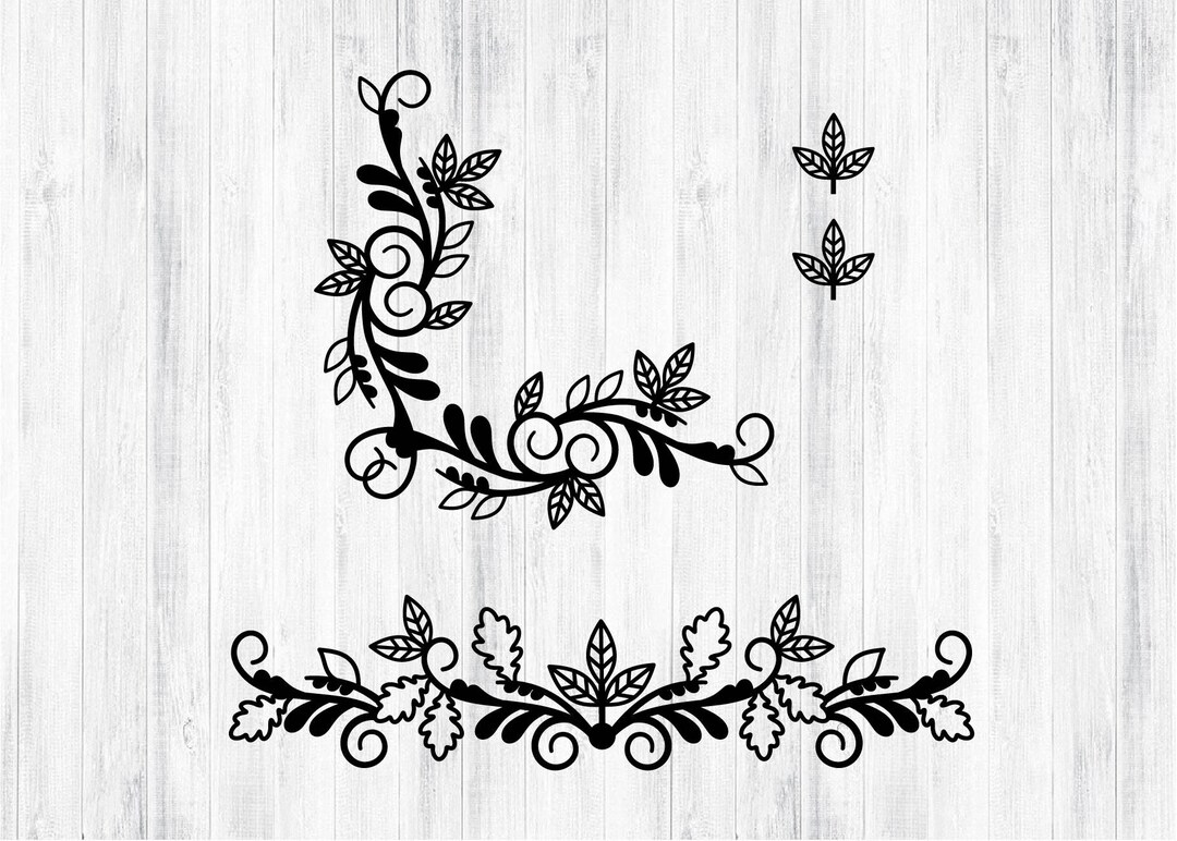 Vine Borders SVG PNG, Vine Frame Svg, Vine Wreath Svg, Vine File Cut ...