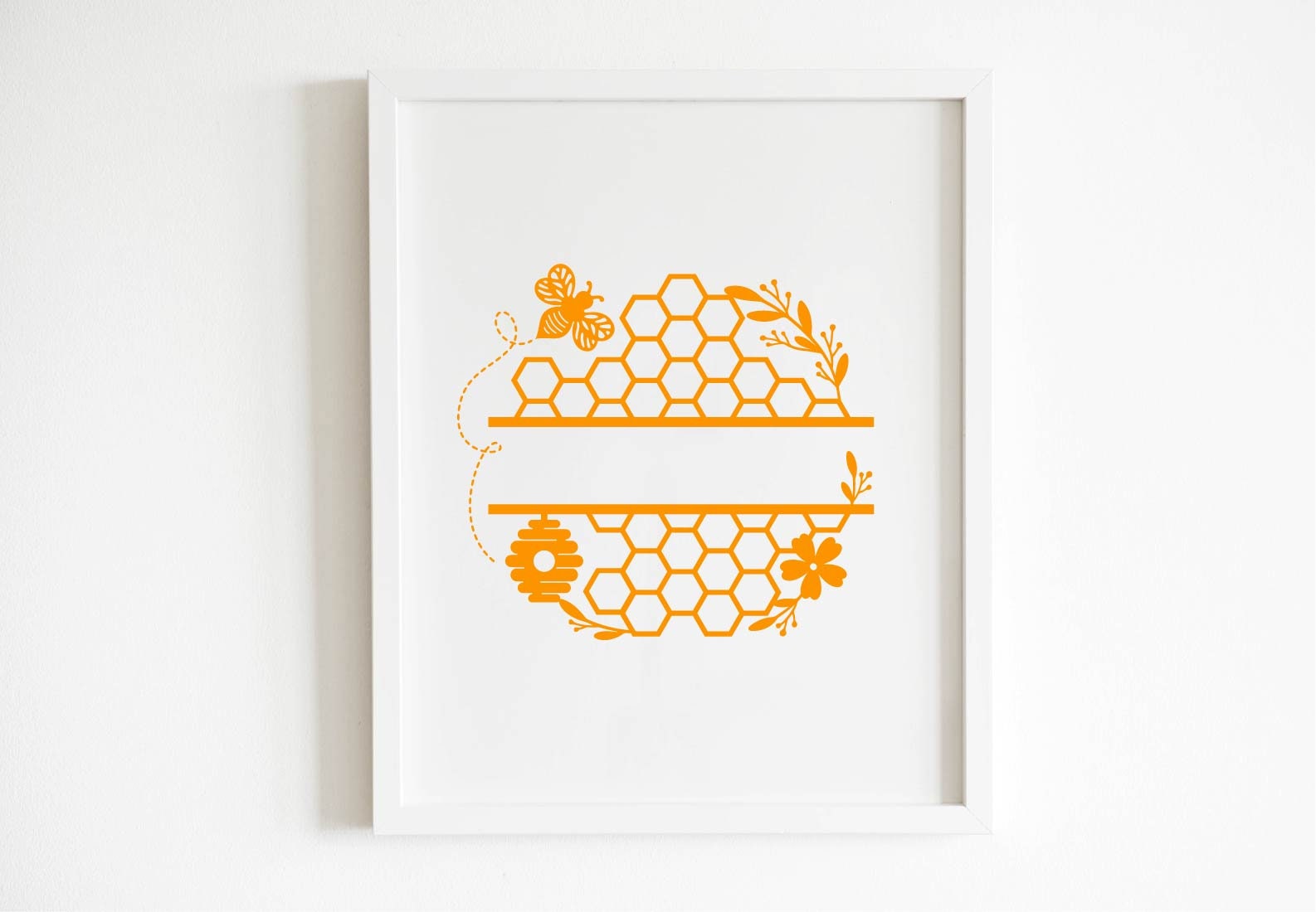 Honeycomb Bundle Svg, Bee Honeycomb Svg, Bee Name Cut, Honeycomb Frame ...