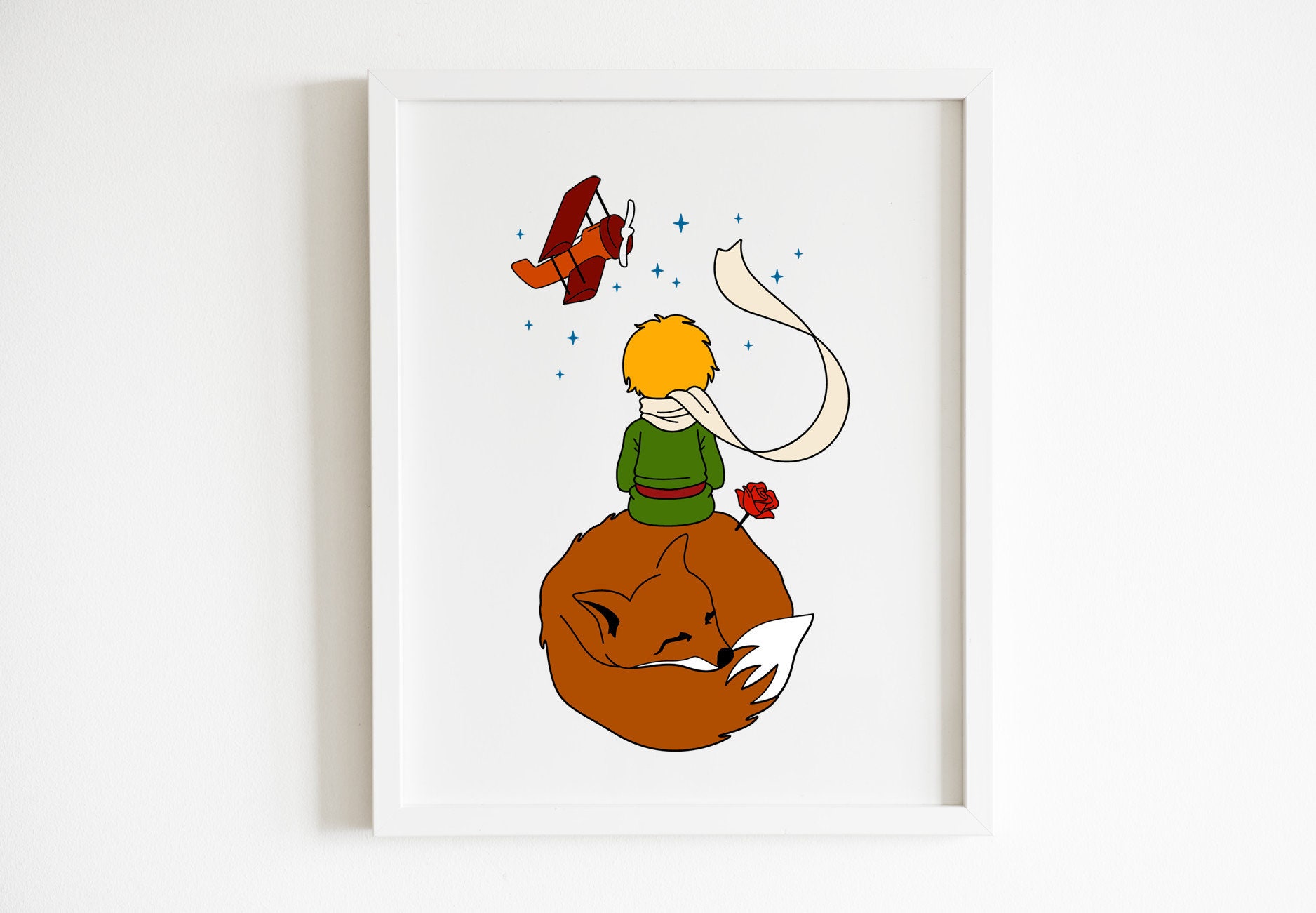 El Principito y el Zorro SVG PNG para Cricut y Silhouette - Etsy México