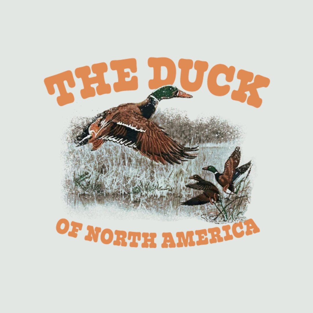 Transparent Retro Duck Restored Tshirt Graphic Ducks Flying Retro ...