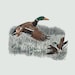 Retro Duck Graphic: Flying Ducks Vintage T-shirt Design (PNG Digital ...