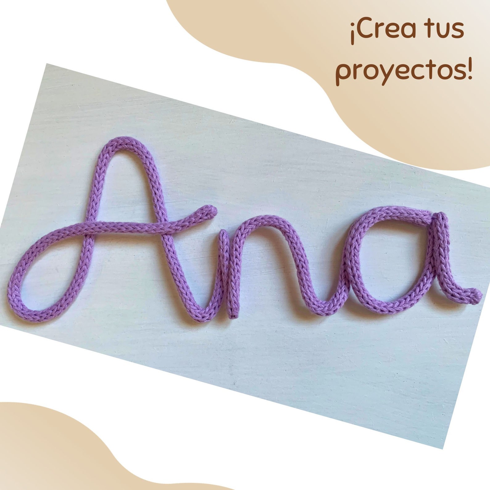 Plantillas De Letras Para Icord/letter Templates/tricotin/cordonfrances ...