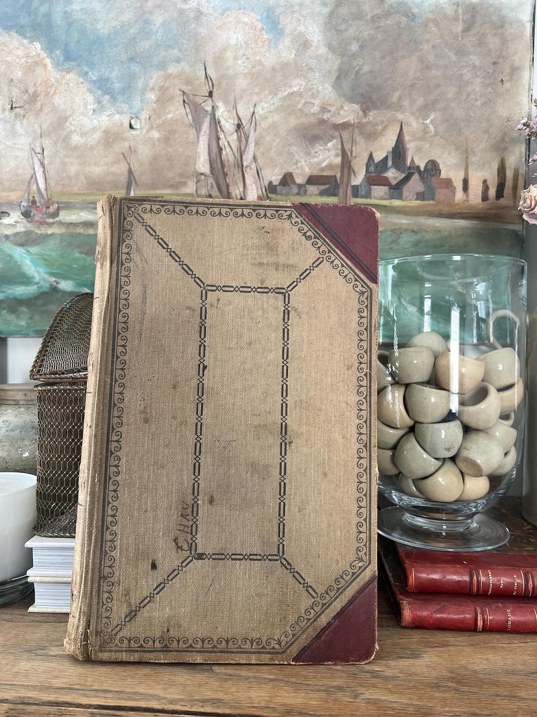 1908 Antique Ledger Book - Etsy