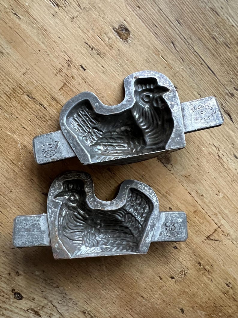 Antique French Chicken Chocolate Mold - Etsy