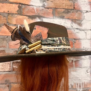 Unique Sutton Rancher Hat Handcrafted With Custom Burned Design Cowgirl ...