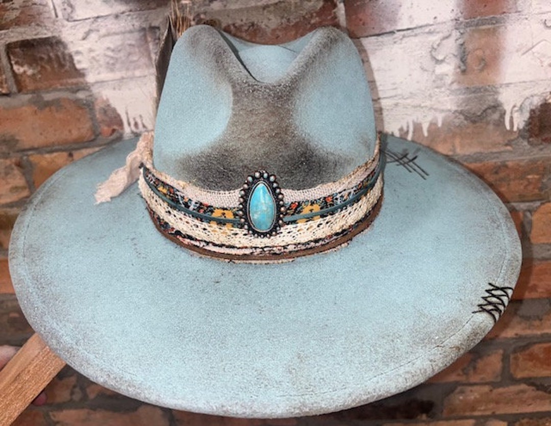 MY BABY BLUE Custom Burned Hat. - Etsy