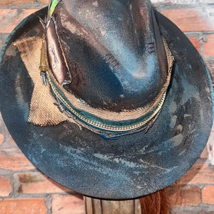 Actin Up-custom Burned Wool Rancher Style - Etsy