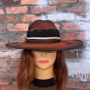 Cash Custom Burned Hat. - Etsy