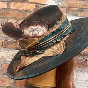 Actin Up-custom Burned Wool Rancher Style - Etsy