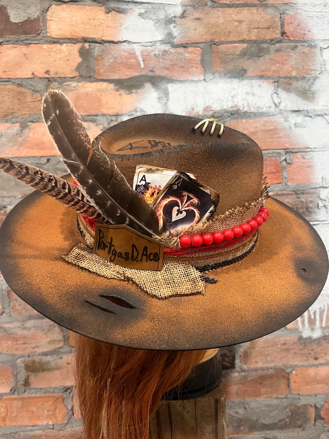 Firefists! Custom Burned Hat. - Etsy