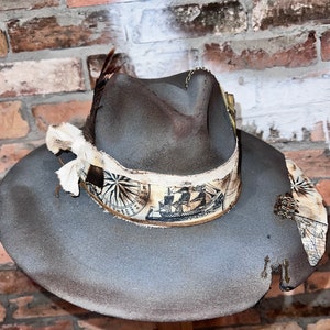 Burn the Ship Custom Burned Hat. - Etsy