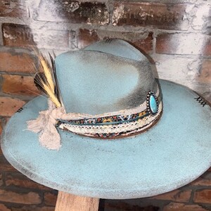 MY BABY BLUE Custom Burned Hat. - Etsy