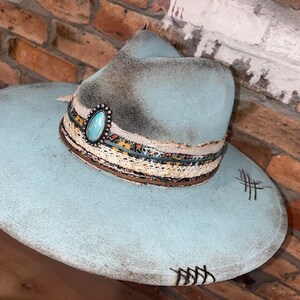 MY BABY BLUE Custom Burned Hat. - Etsy