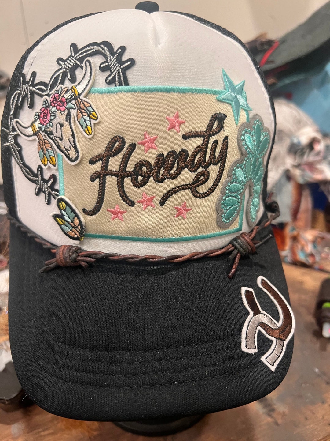 Howdy-custom Patch Trucker Hats - Etsy