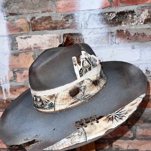 Burn the Ship Custom Burned Hat. - Etsy
